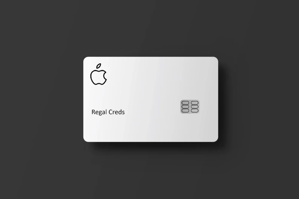 Apple Credit Card Custom Metal Credit Card By Regal Creds